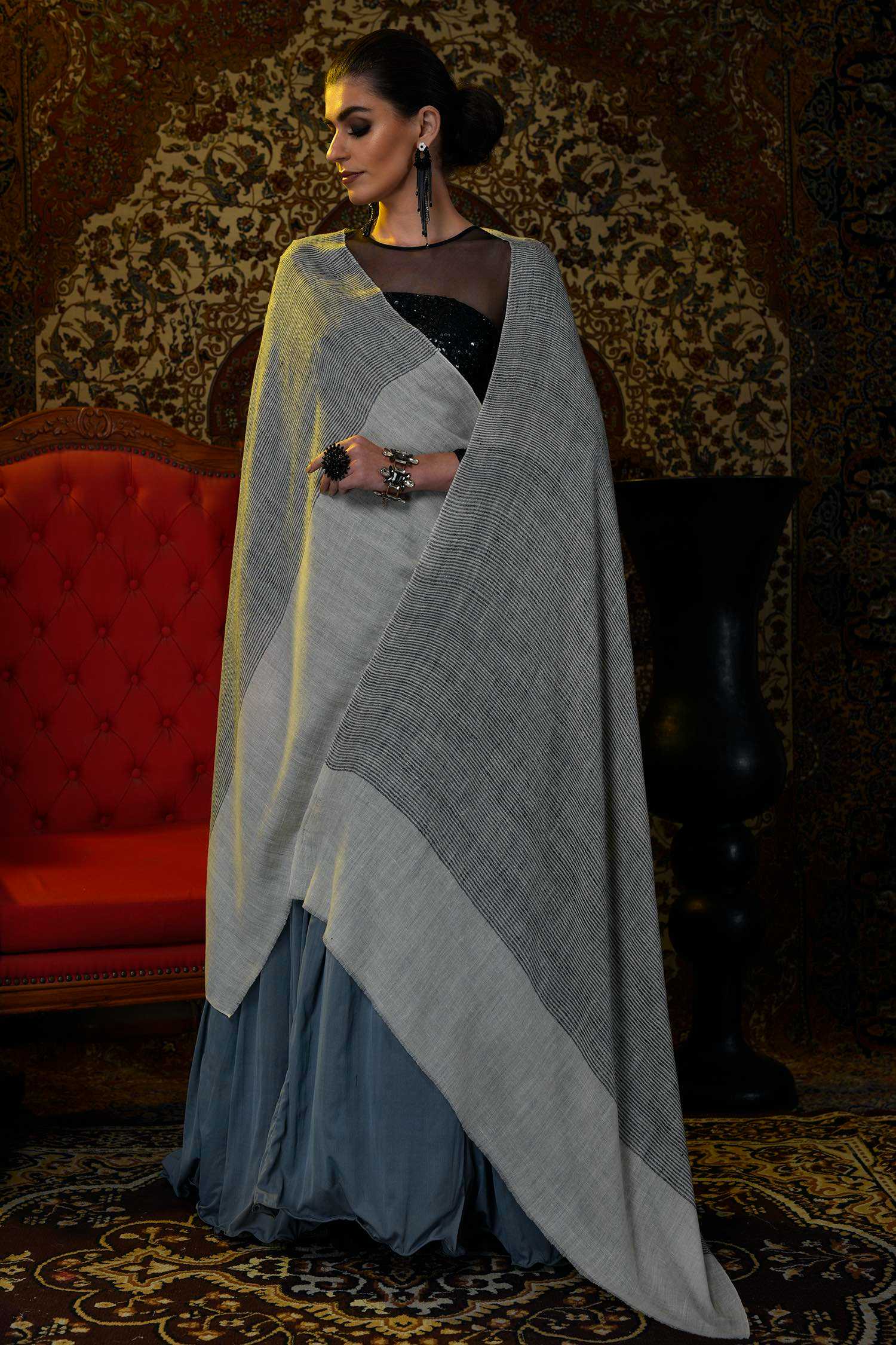 Minimal Winter Wraps for Women | Pashmina Shawls