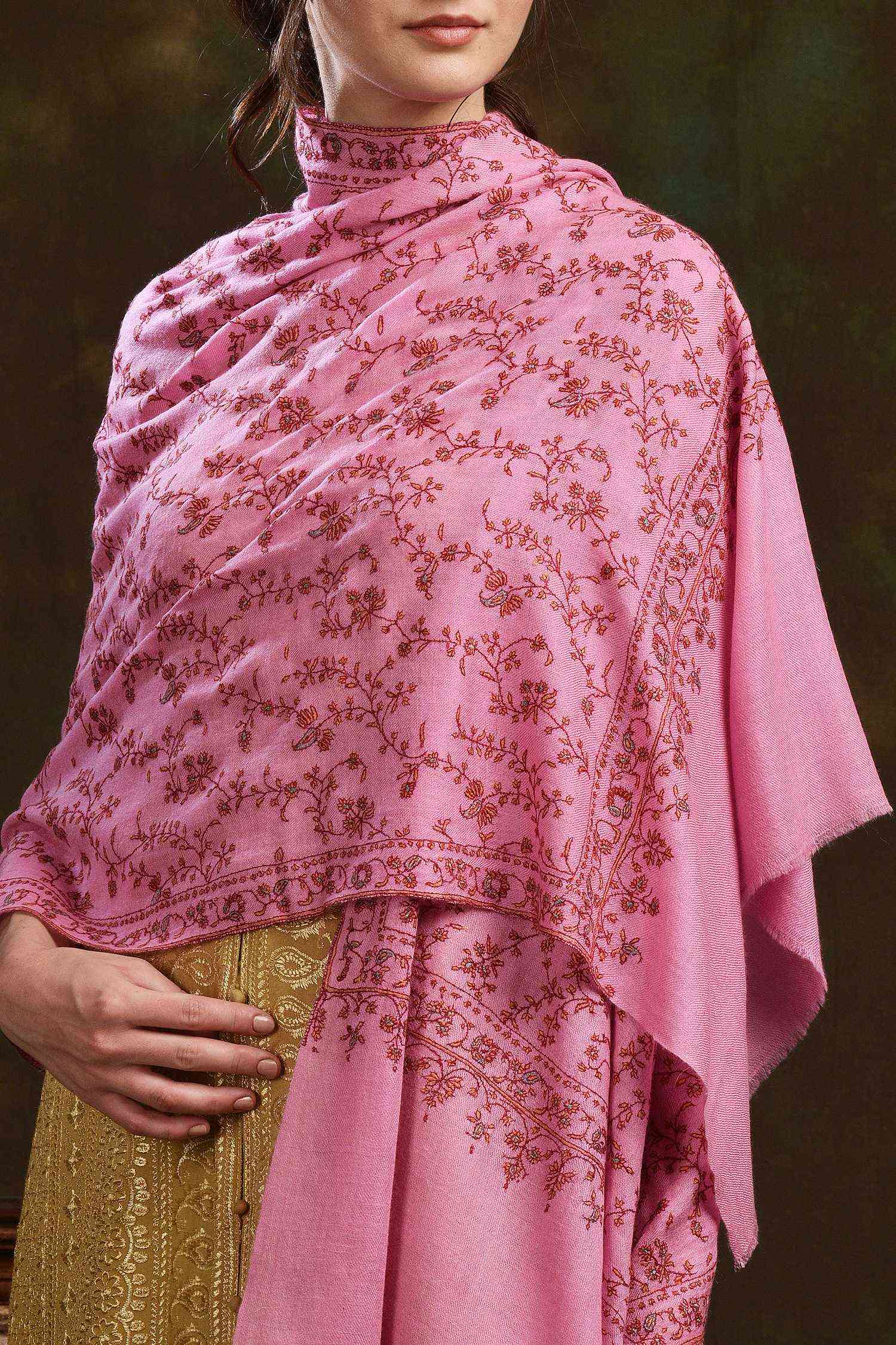 Diva Pink Cashmere Wrap