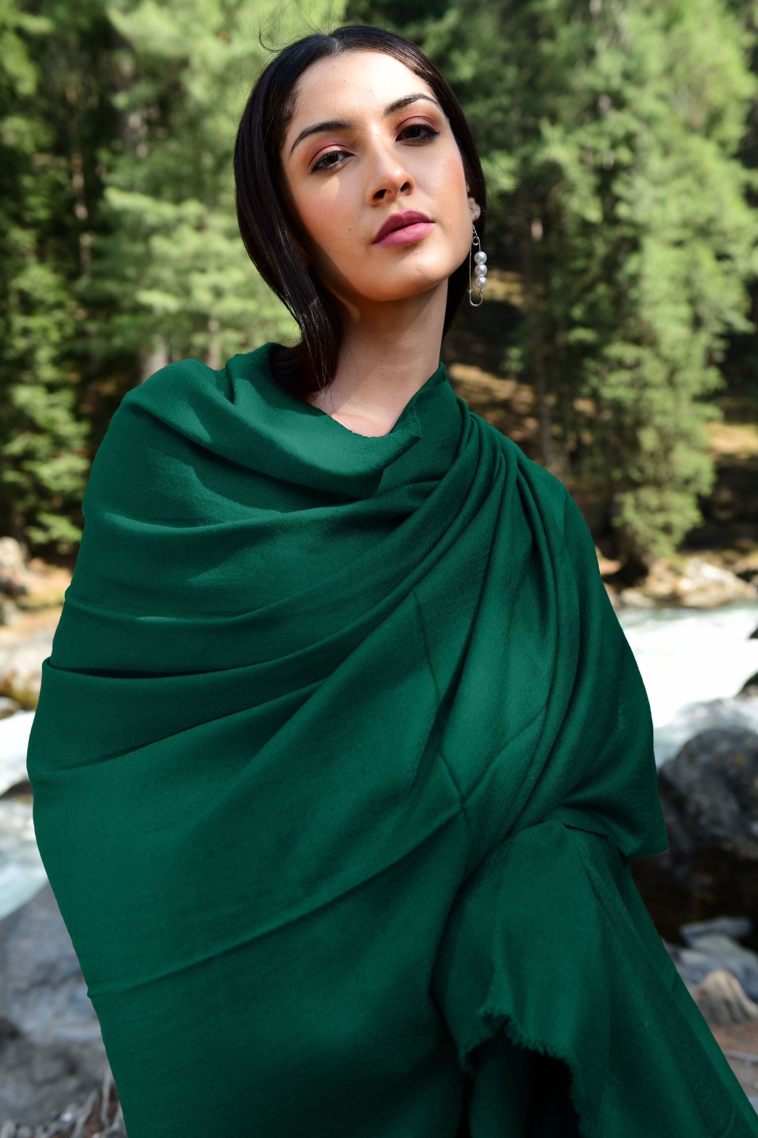 Emerald Green Pashmina Shawl