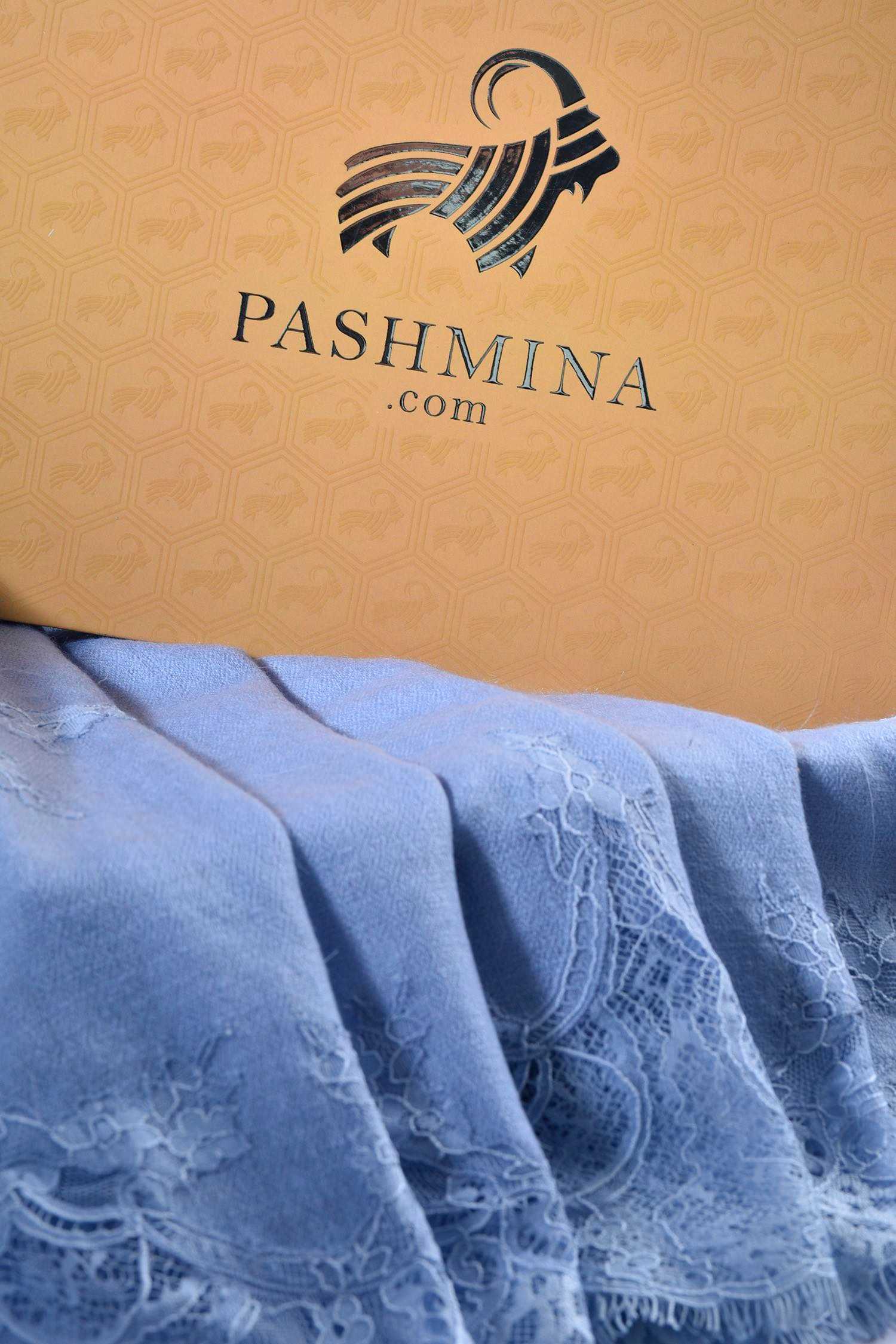 Pashmina Wraps with Lace | Wedding Cashmere Wraps