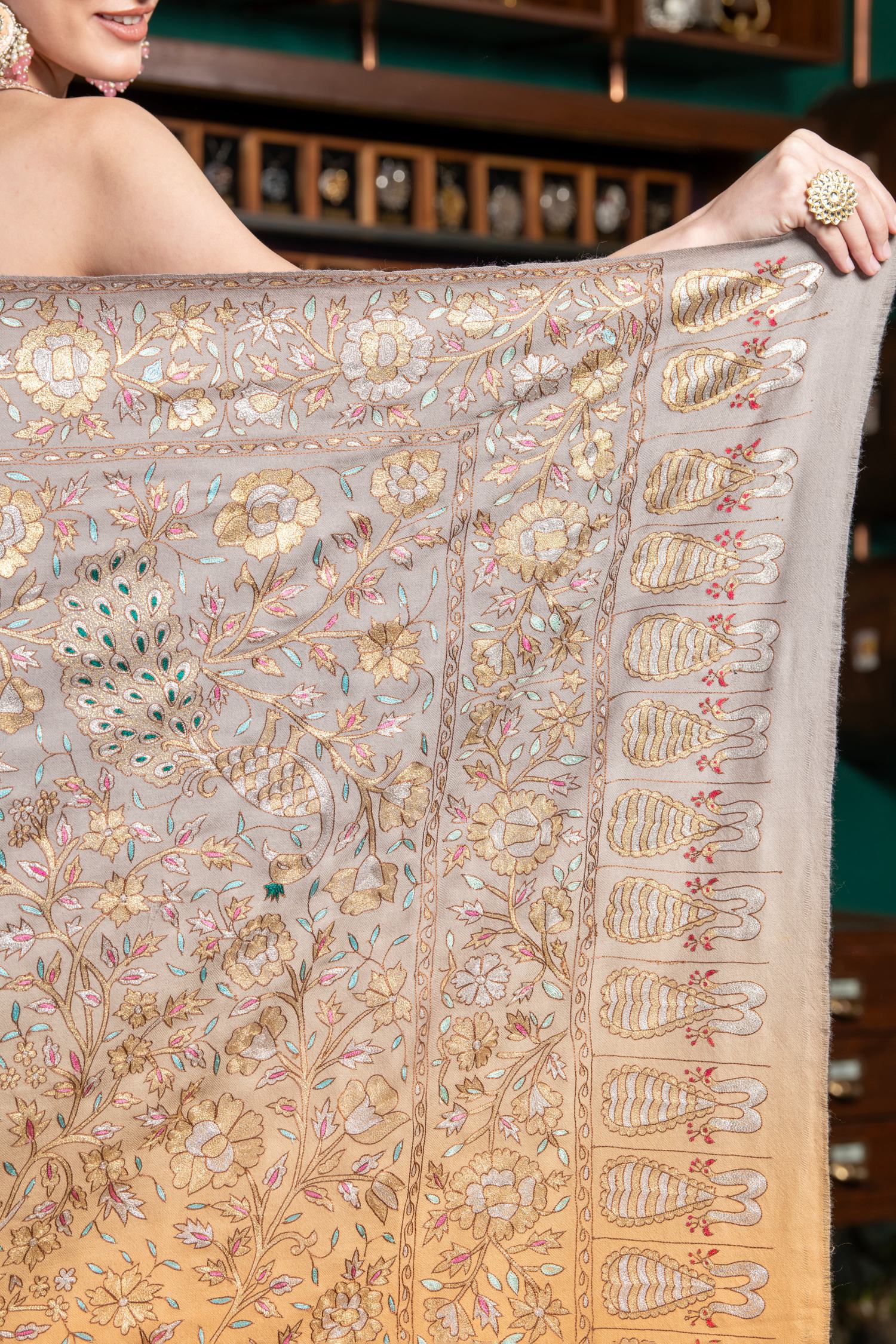 Authentic Multicolor Pashmina | 100% Pure Cashmere