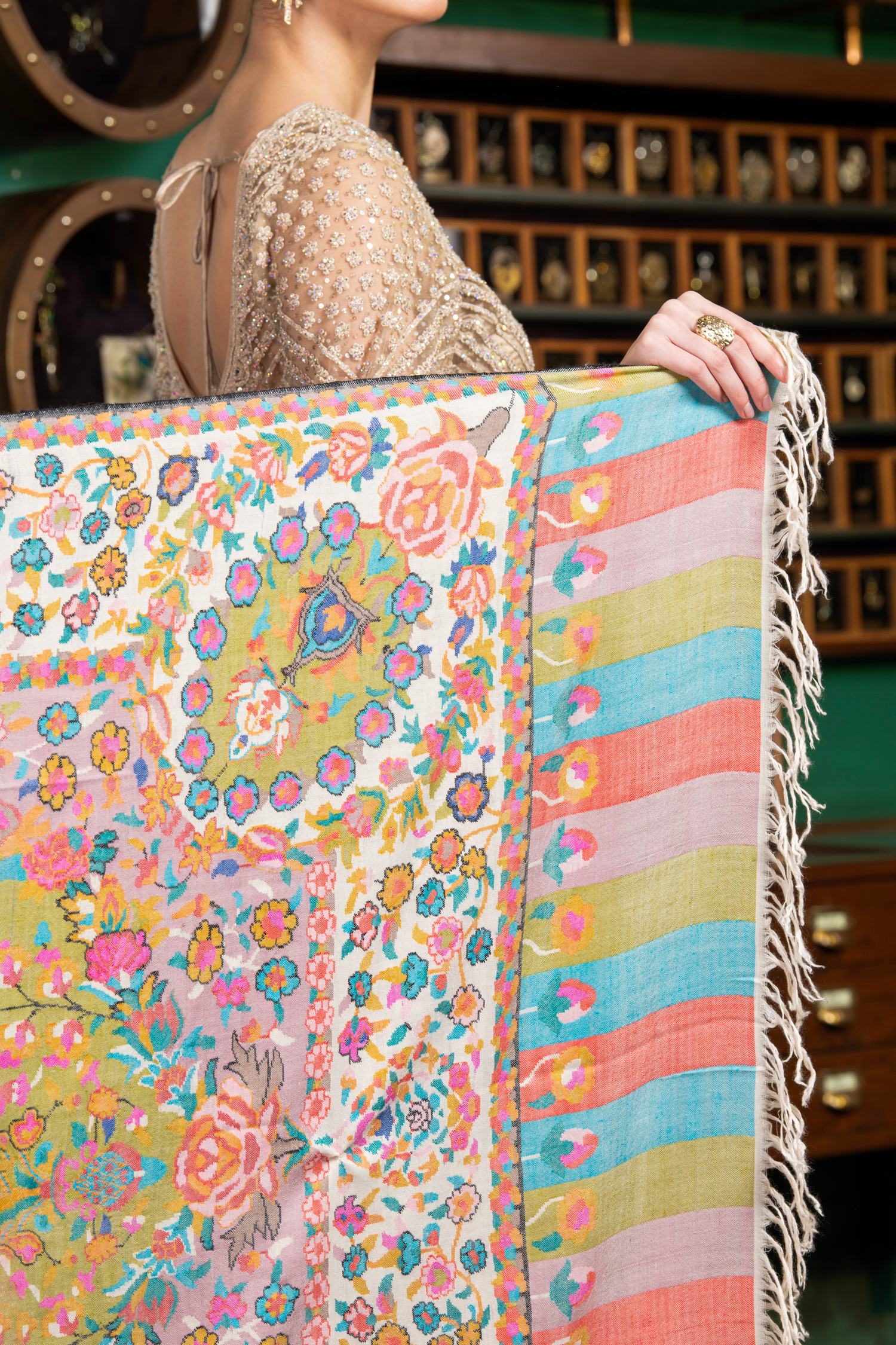 Authentic Kani Shawl | Women's Luxury Fashion